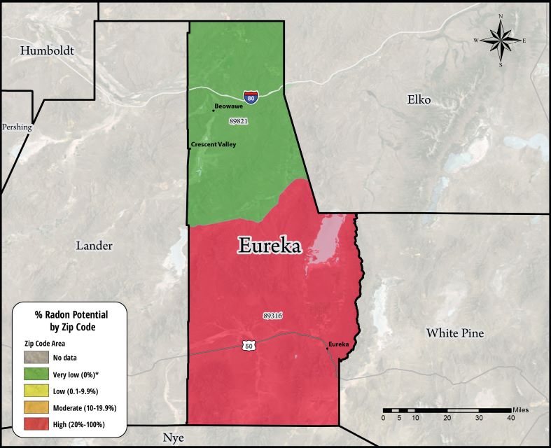 Eureka Radon Map Extension University Of Nevada Reno Eureka Radon Map Extension University Of Nevada Reno